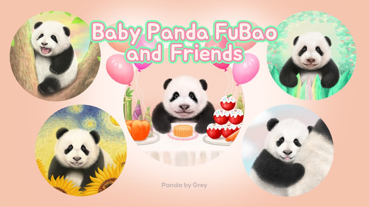아기판다 푸바오와 동갑내기 친구들 I Baby Panda FuBao and Friends 🐼🎨 - YouTube
