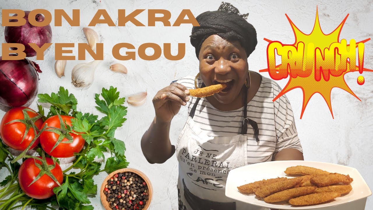 Men Kijan Pou’w Fè Yon Bon Akra | Resèt Akra Ak Mori | Recette Facile ...