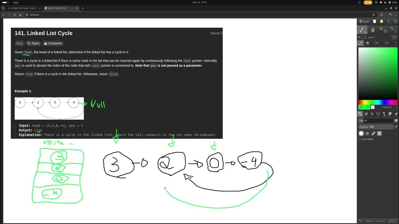 141 Linked List Cycle Leetcode Python Pt Br Youtube