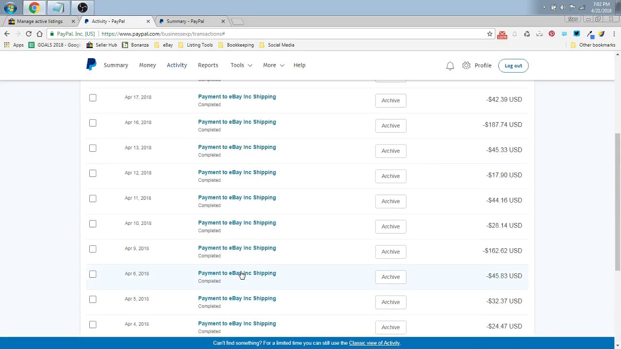 How to View Your Shipping Costs on PayPal: Hasty Hippo Hint #8 - YouTube