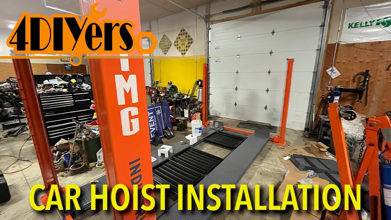 4-Post Car Lift Assembly Step-by-Step | TMG Industrial ALF-90 9,000lb ...