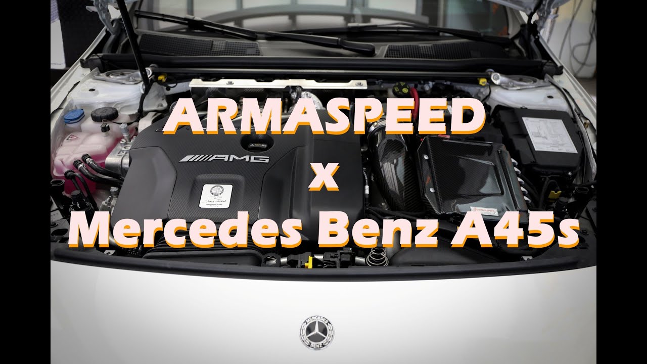 Mercedes-Benz W177 A45S ARMASPEED intake system (sound clip) - YouTube