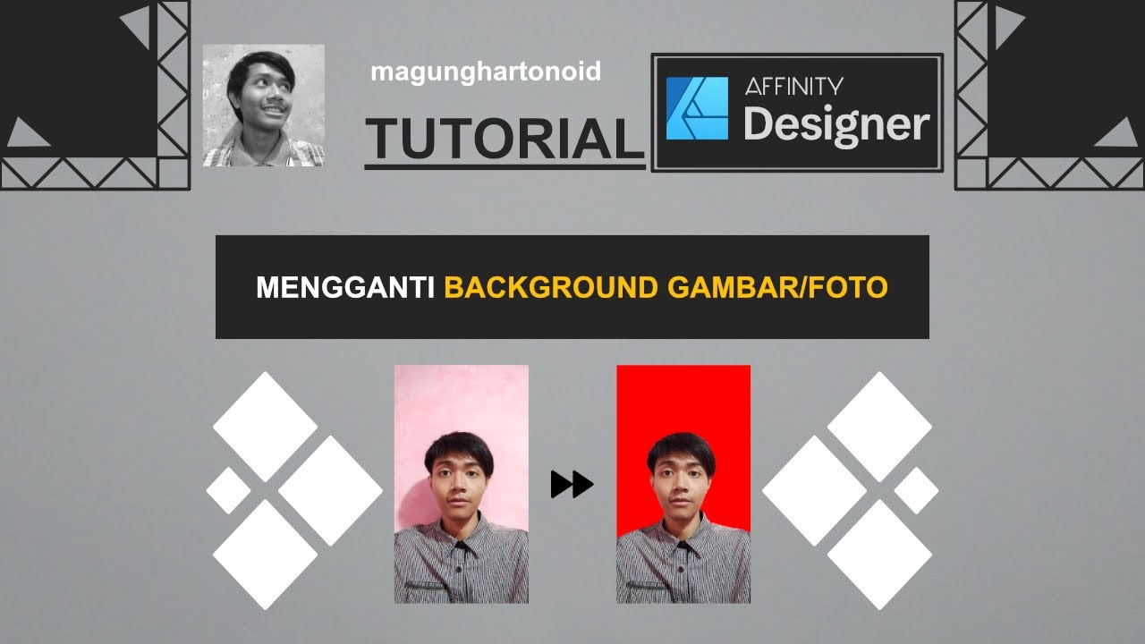 13 | Mengganti Background Gambar Atau Foto | Affinity Designer - YouTube