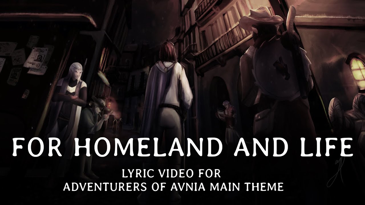 For Homeland and Life - Adventurers of Avnia Main Theme Official Lyric ...