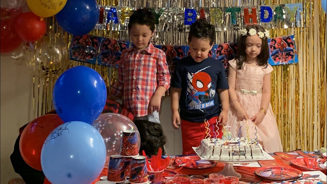 Arash 3rd birthday p2 - YouTube