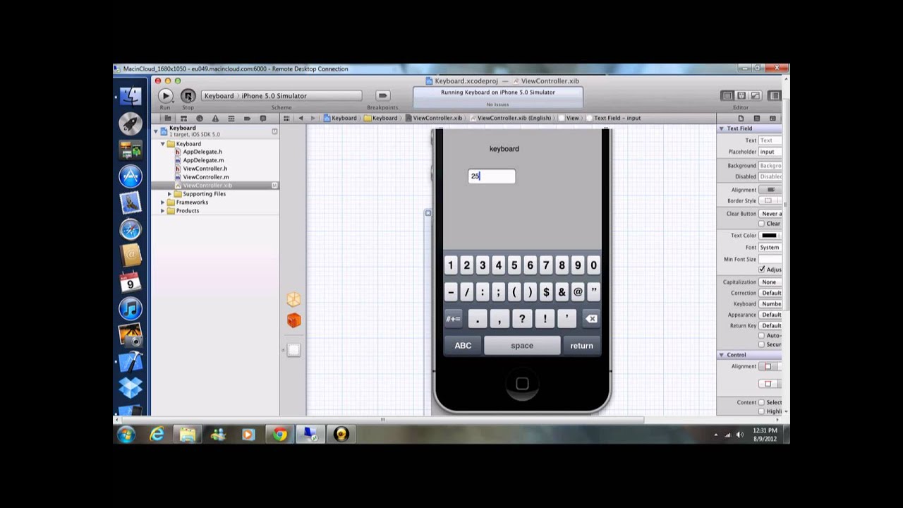 xcode keyboard - YouTube