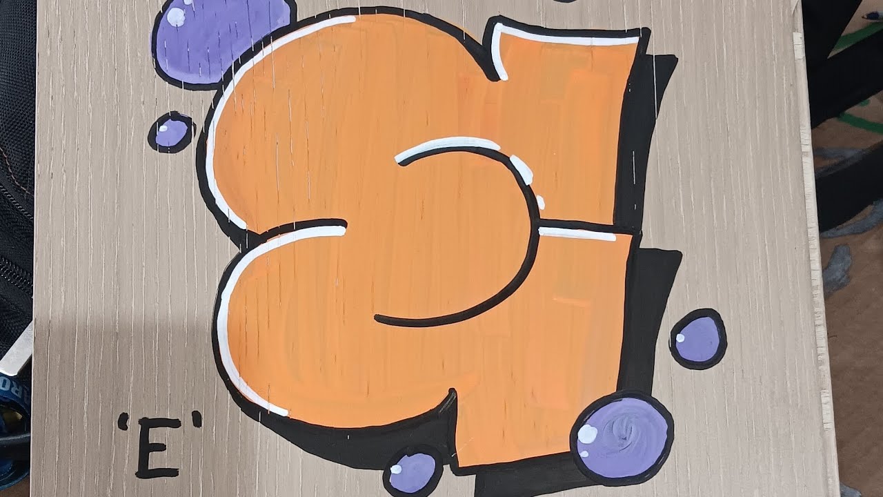 Drawing the letter E, tutorial - YouTube