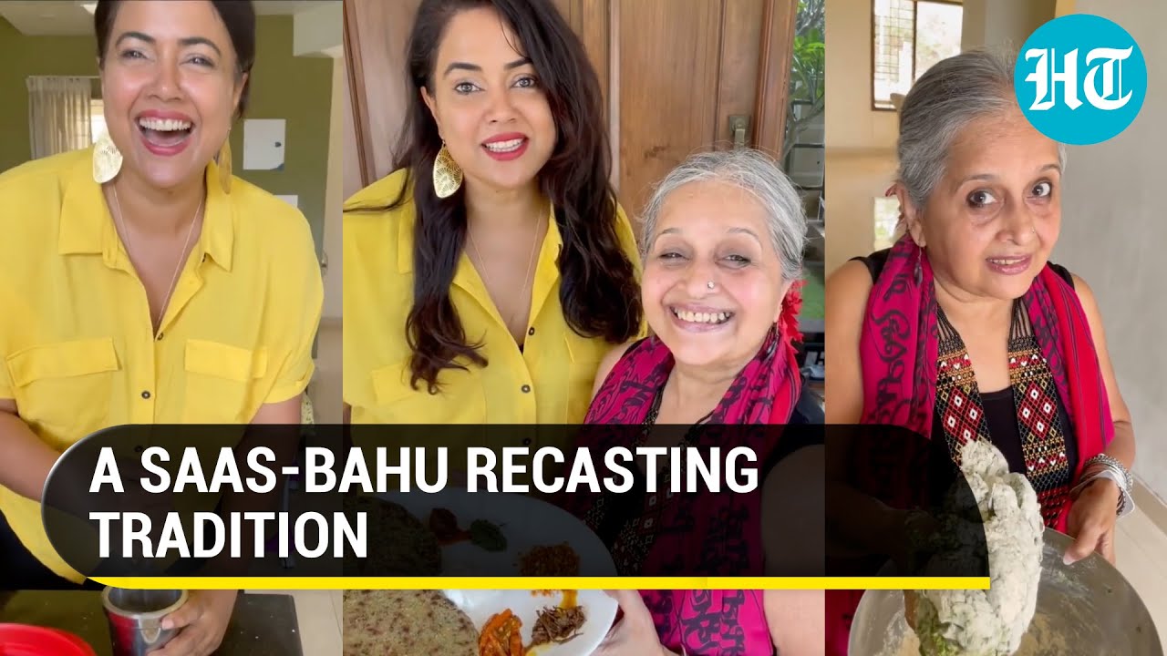 Watch: How 'gujju thepla' stokes fun chemistry I Sameera Reddy and ...