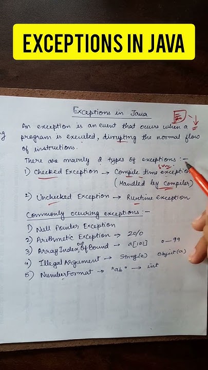 Exceptions In Java Java Javadeveloper Javaprogramming Coding Youtube