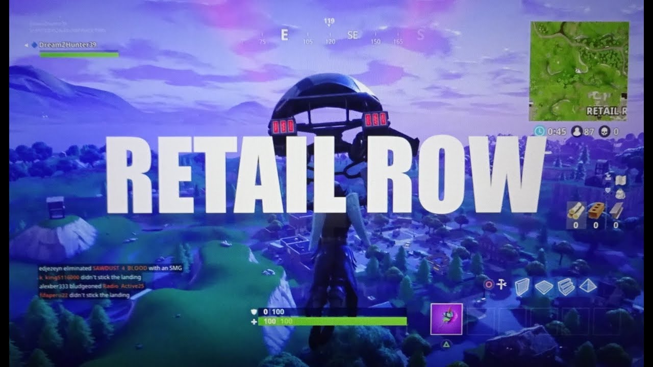 How to Retail Row ! Fortnite Montage Solo # 1 Victory Royale Battle ...