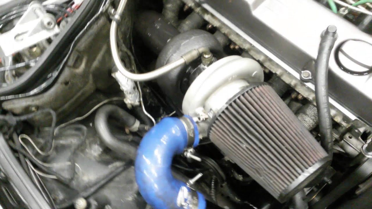 Test running Om603 with new cylinder head - YouTube