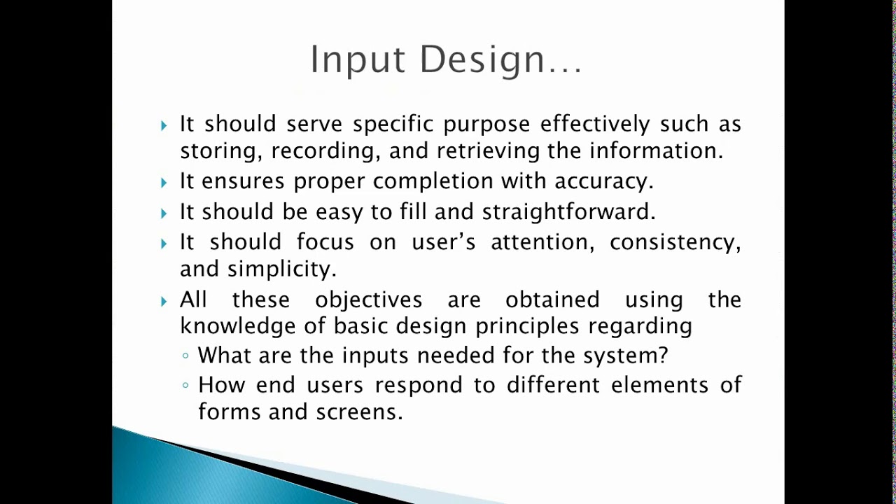 B.C.A/B.Com(CA)SAD(Input And Output Form Design ) - YouTube