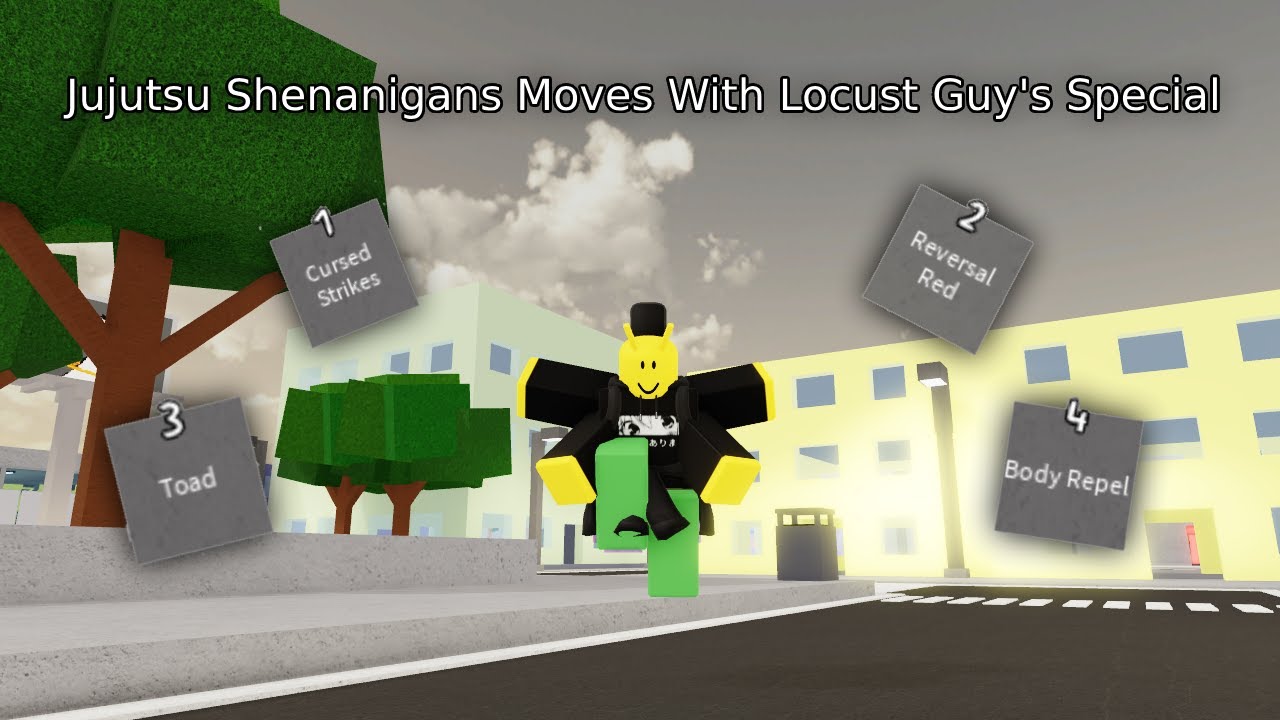 Jujutsu Shenanigans Moves with Locust Guy's Special - YouTube