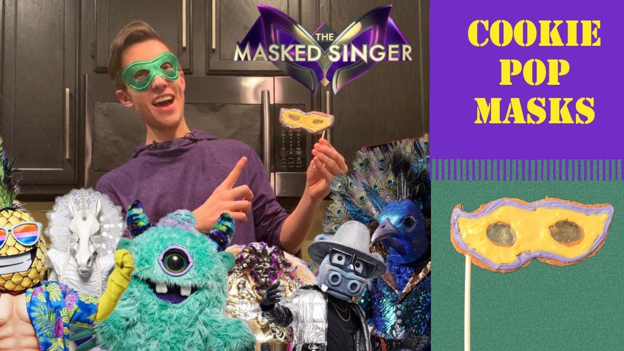 MASKED SINGER COOKIE POPS 🎭 Celebrity Sweets - YouTube