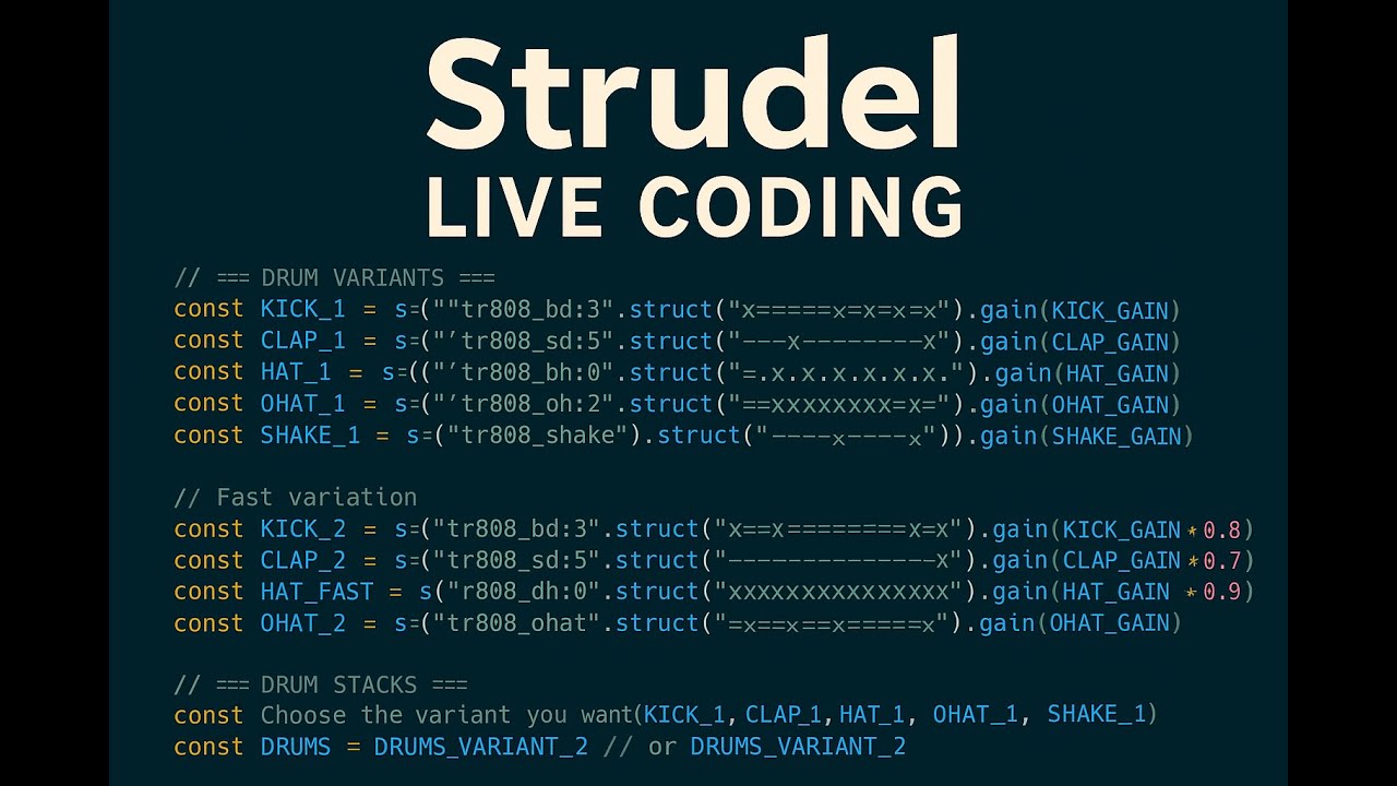BASS KING Strudel Live Coding | AlgoRave Vol. 3 - YouTube