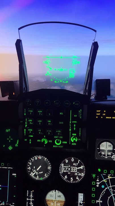 Installed ECM panel F-16 Simulator - YouTube