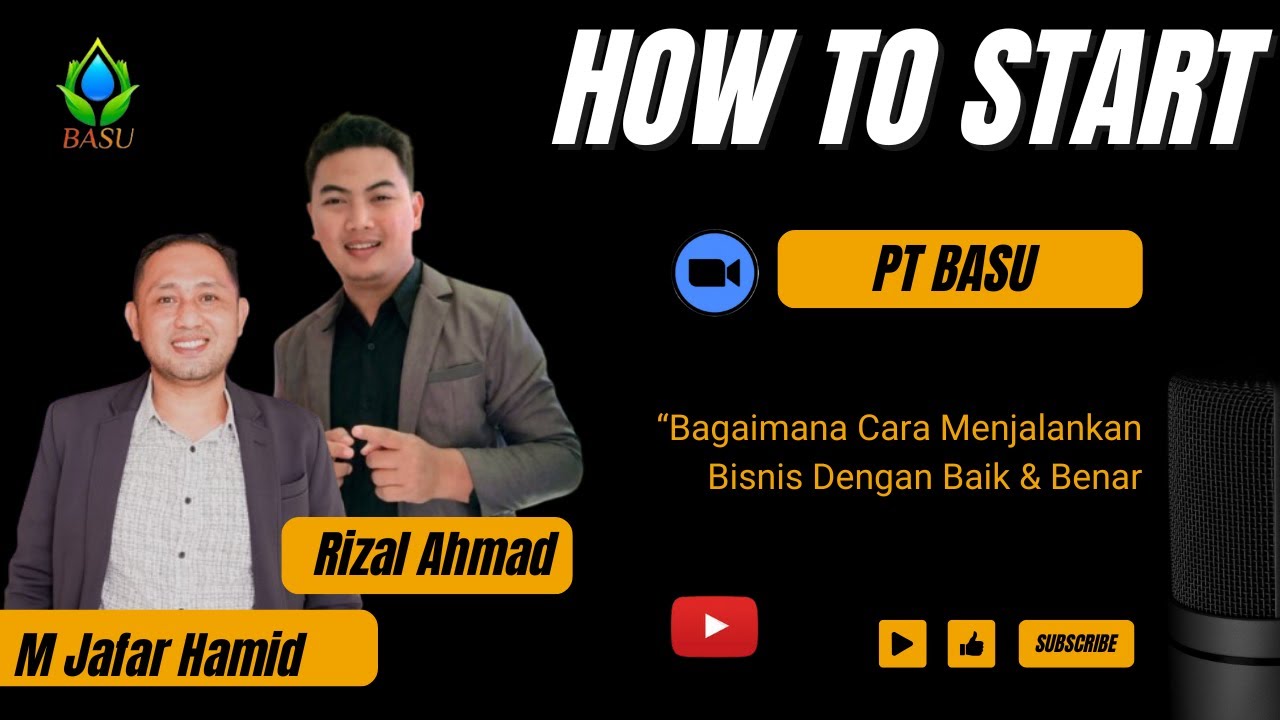 HTS - HOW TO START IN BISNIS BASU BERSAMA MASTER M JAFAR HAMID - YouTube