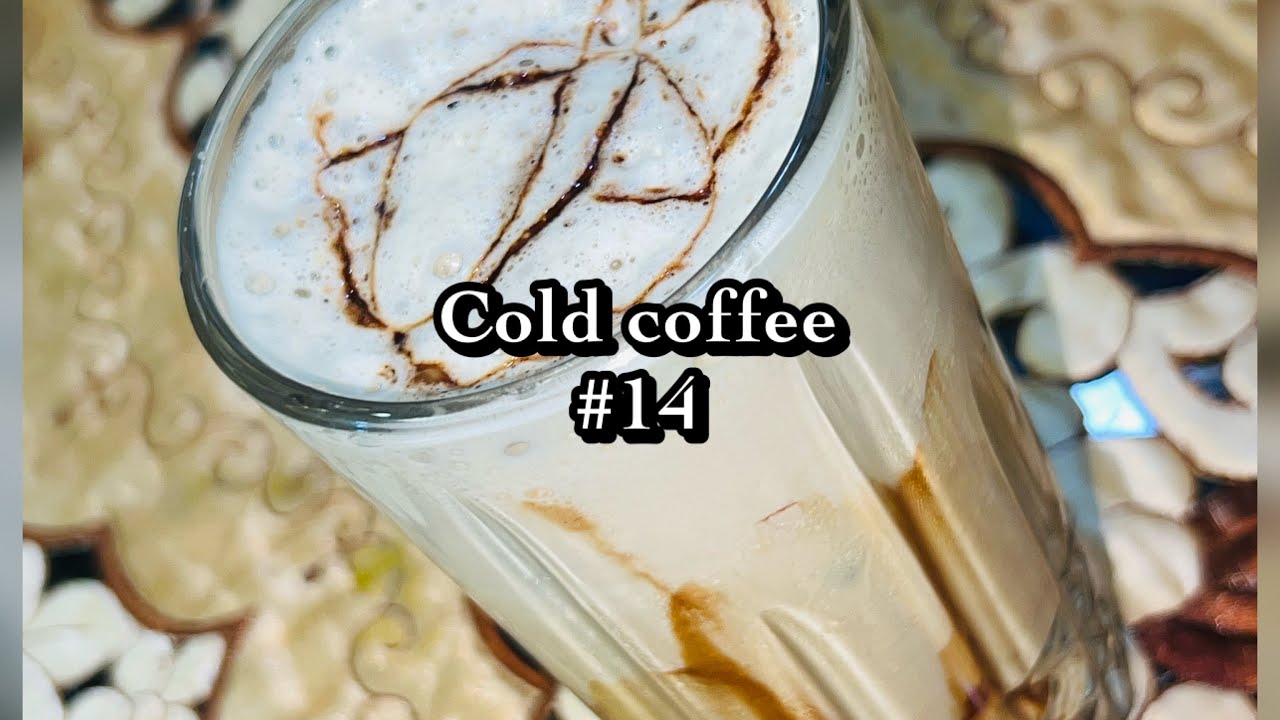 Cold coffee | cafe style |easy recipe - YouTube