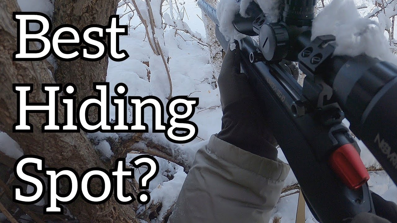 Airsoft Snow Sniper - Hidden in the Trees - YouTube
