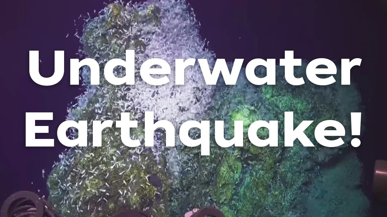 ROV Jason captures underwater video during earthquake - YouTube