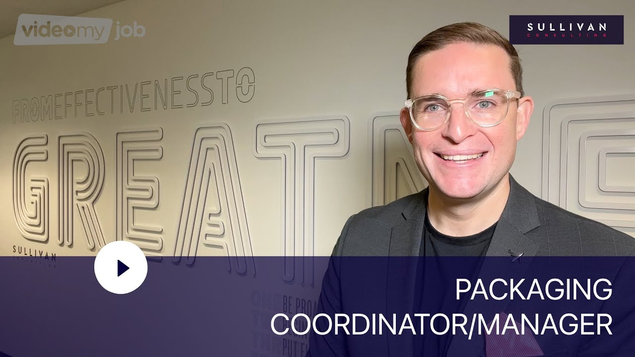 PACKAGING COORDINATOR/MANAGER - YouTube