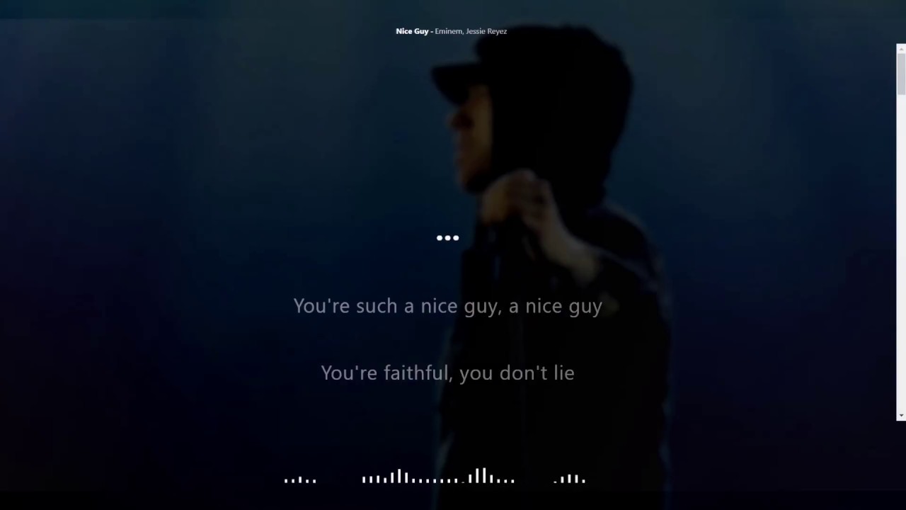 [Lyrics] Eminem - Nice Guy (ft. Jessie Reyez) - YouTube Music