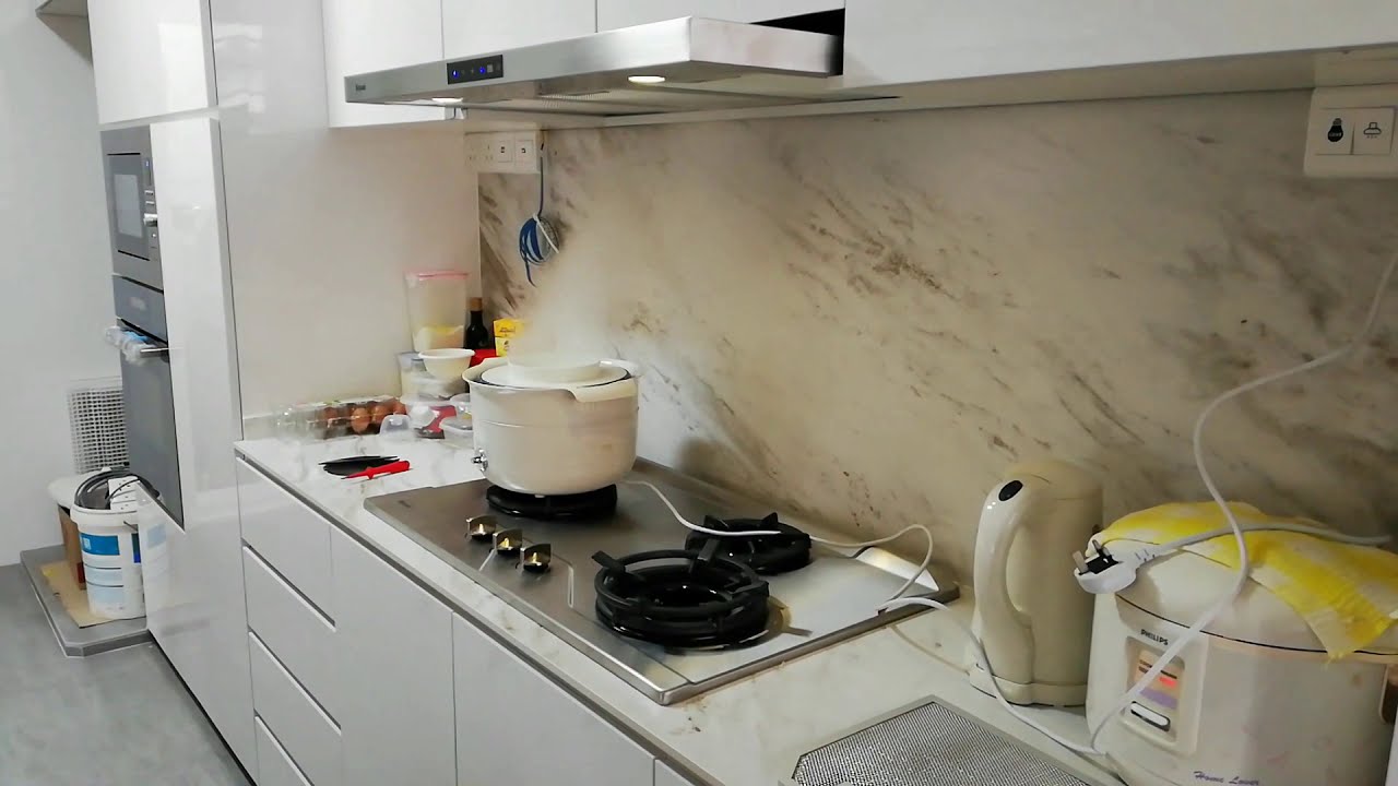 Build a cooking hood ducting system for HDB open concept kitchen - YouTube