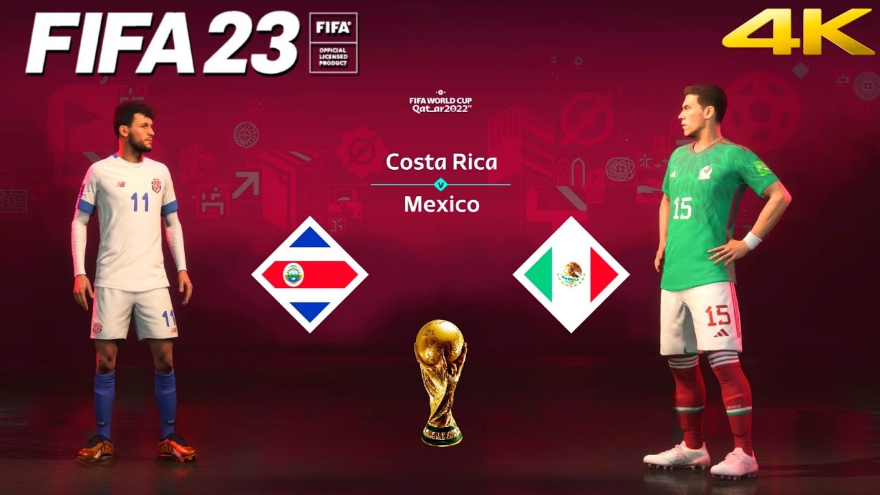 FIFA 23 - Costa Rica vs. Mexico - FIFA World Cup Qatar Final | PS5 ...