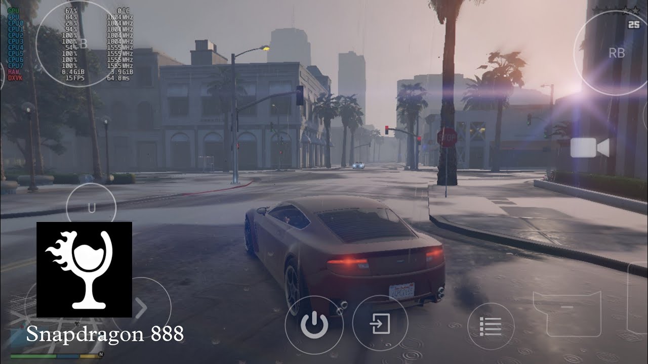 (Horizon) GTA 5 on Snapdragon 888 Gameplay - YouTube