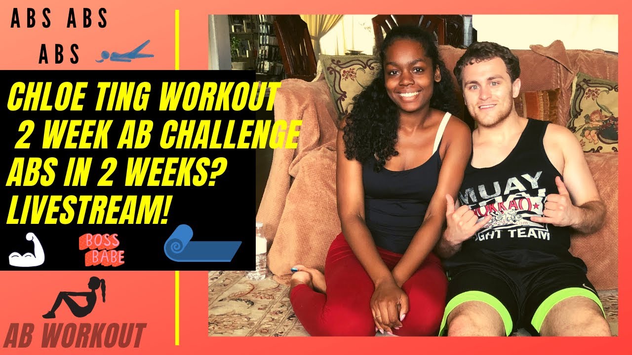 Get Abs in 2 WEEKS? | Chloe Ting Challenge | Couples Workout | LIVE Abs ...