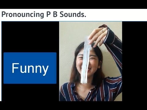 Pronounce the P B Sounds English - YouTube