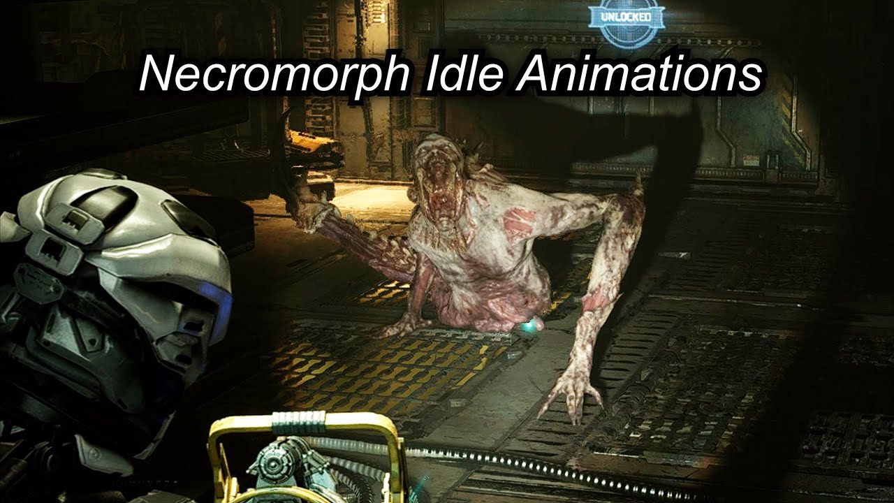 Some Necromorph Idle Animations - Dead Space (2023 Remake) - YouTube