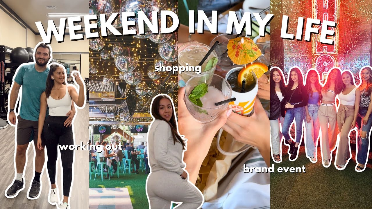 WEEKEND IN MY LIFE: brand event, shopping & working out - YouTube