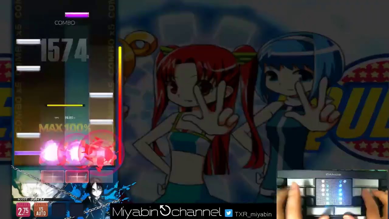 【DJMAX RESPECT V】GAMO2 K28赤軸 運用兼配信テスト - YouTube