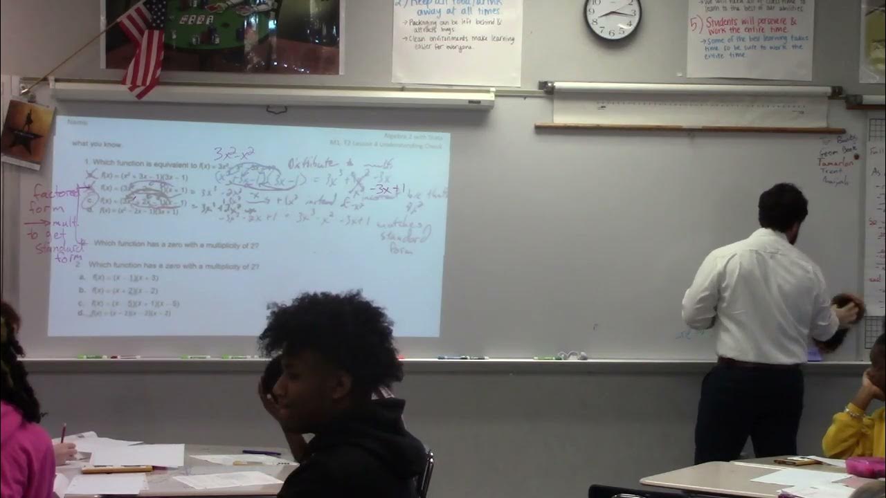 Nov 1 Alg 2 w/ Stats pt 1 Building Polynomials UC 2 Discussion and Analysis - YouTube