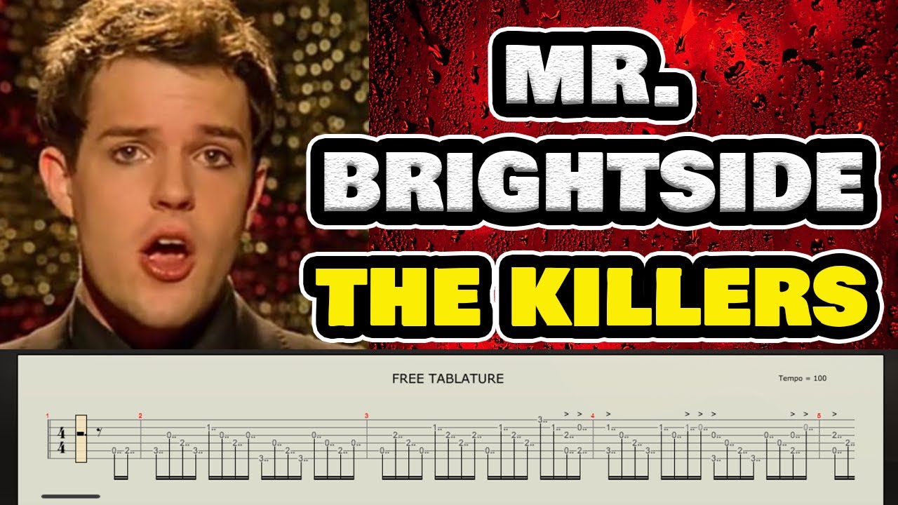 The Killers - Mr. Brightside (Acoustic) with TAB - YouTube