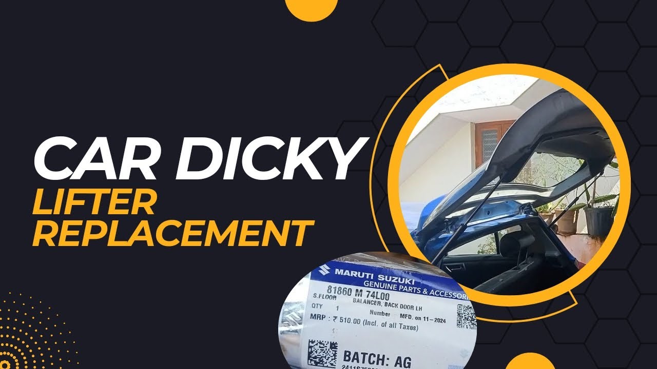Car dicky lifter replacement - YouTube