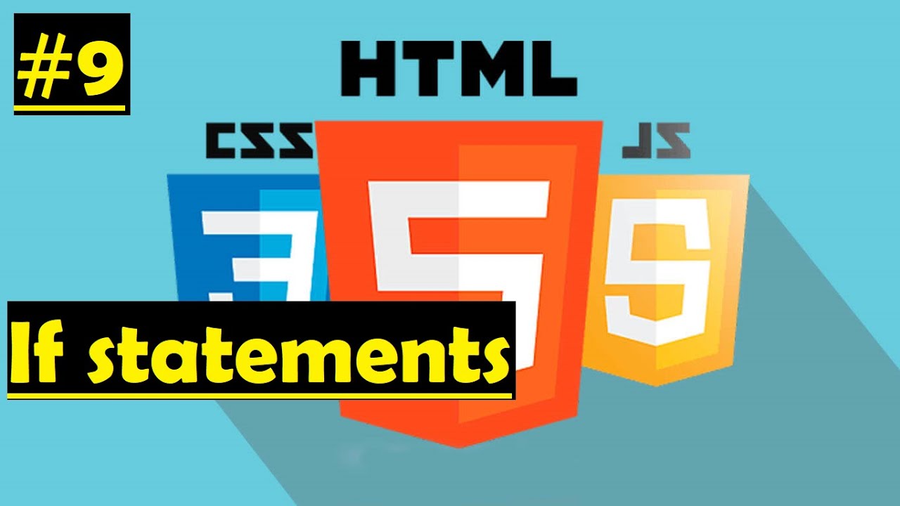 If statements and comparison operators in Javascript! (#9) - YouTube