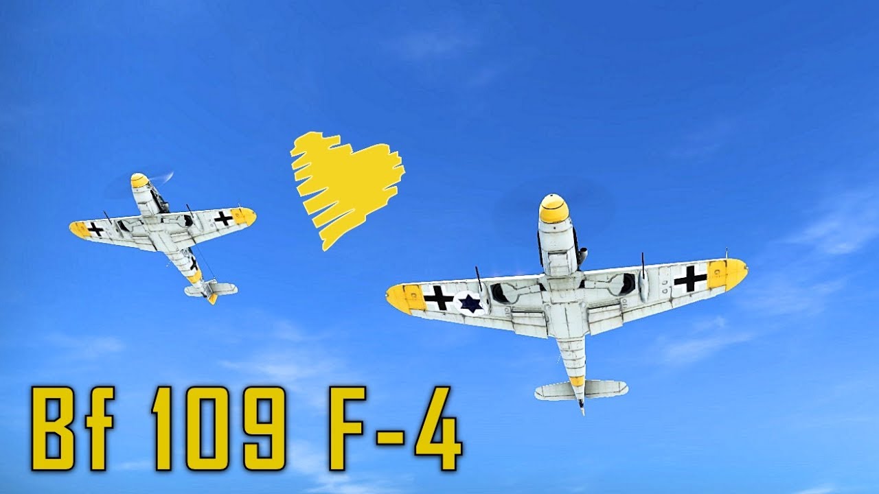 Bf 109 F-4 Vs. Spitfire F Mk. IX - YouTube