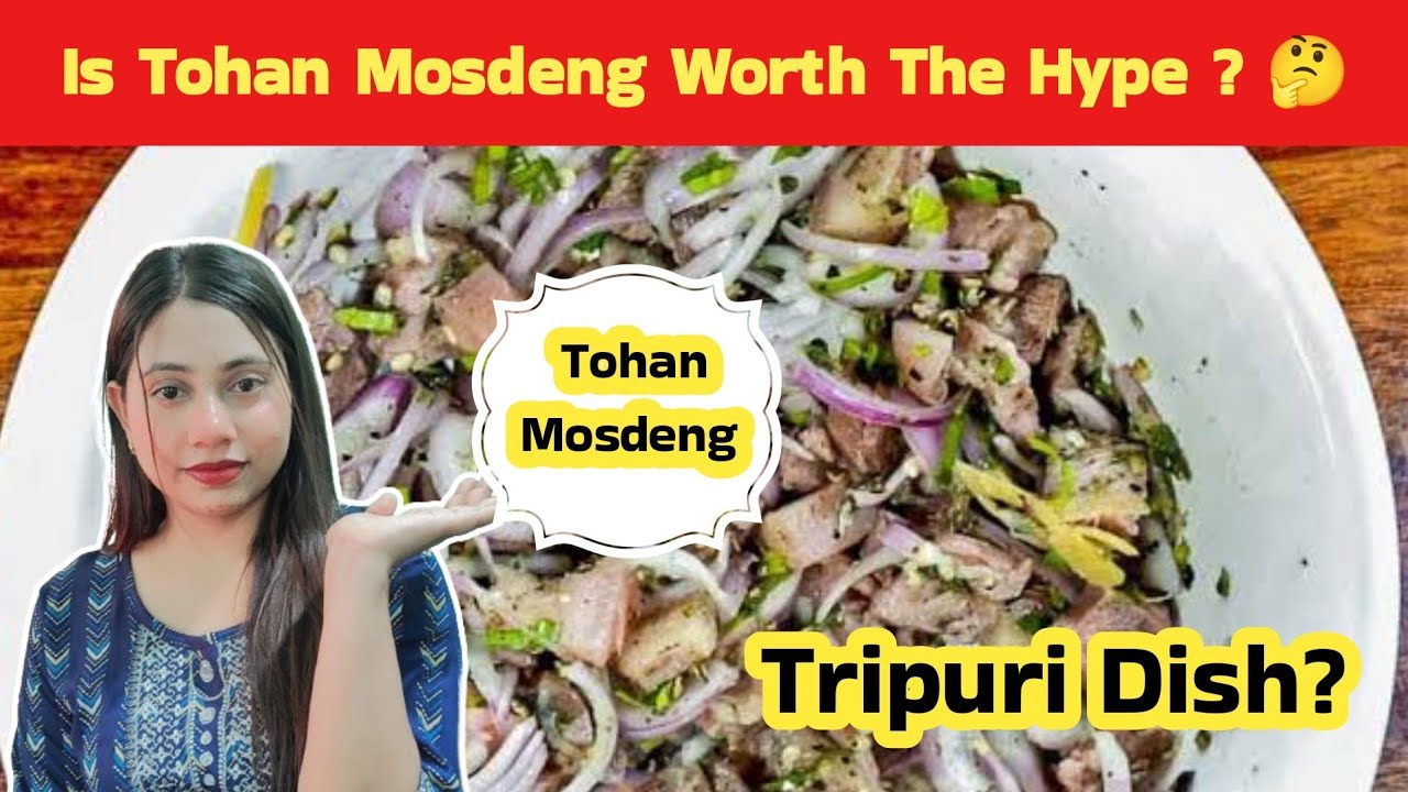 Cooking and Eating Famous Tripuri Dish Tohan Mosdeng 🤤 / Must try north ...