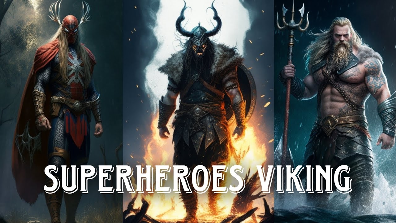 Marvel, DC Superheroes as Vikings, All Characters - YouTube