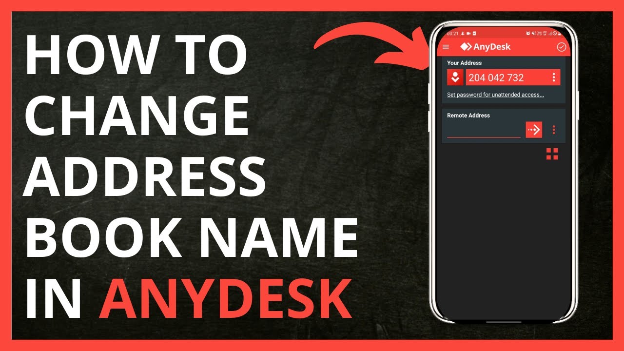 How To Change Address Book Name in Anydesk in 2024 - YouTube
