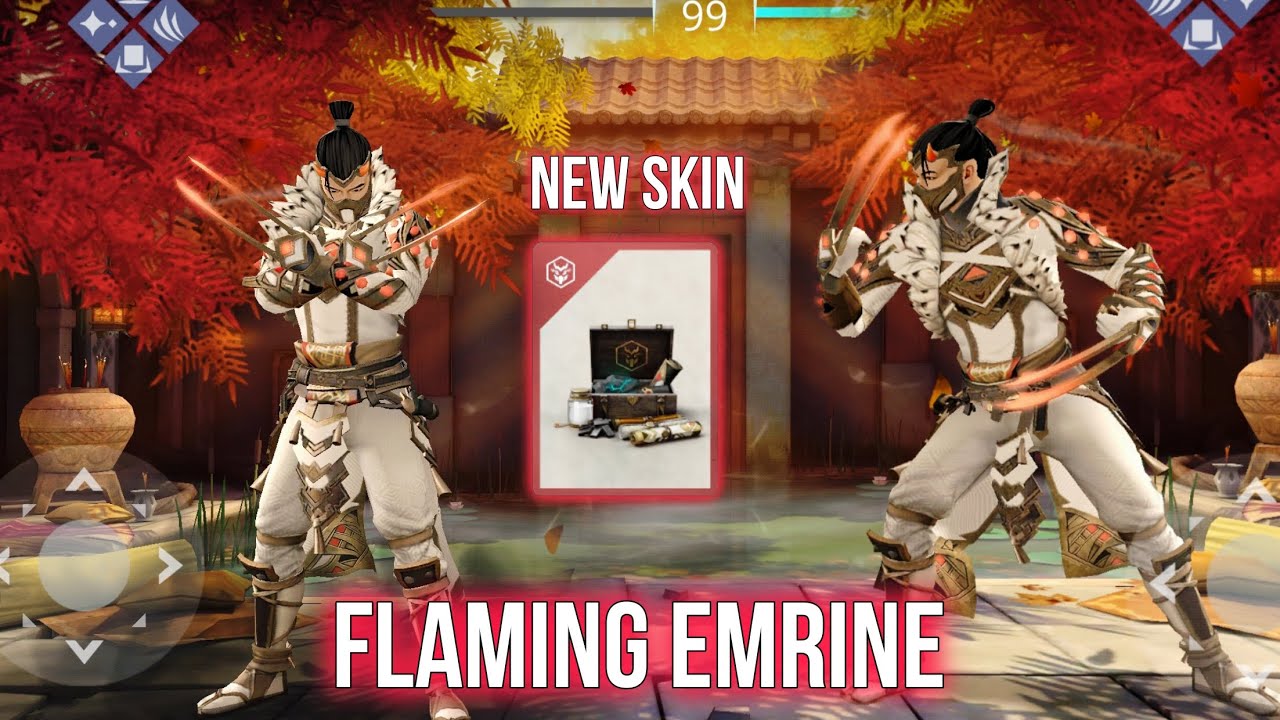 Shadow Fight 3•New Lynx Unique Skin ''Flaming Emrine'' And New Stance!😈 ...