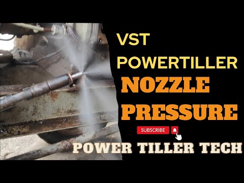 power tiller injector fitting, vst power tiller nozzle pressure check ...