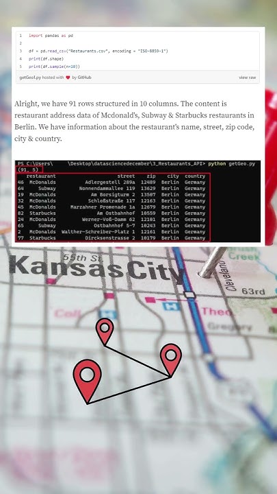 Python Data Science December #3 Address to Geolocation - YouTube