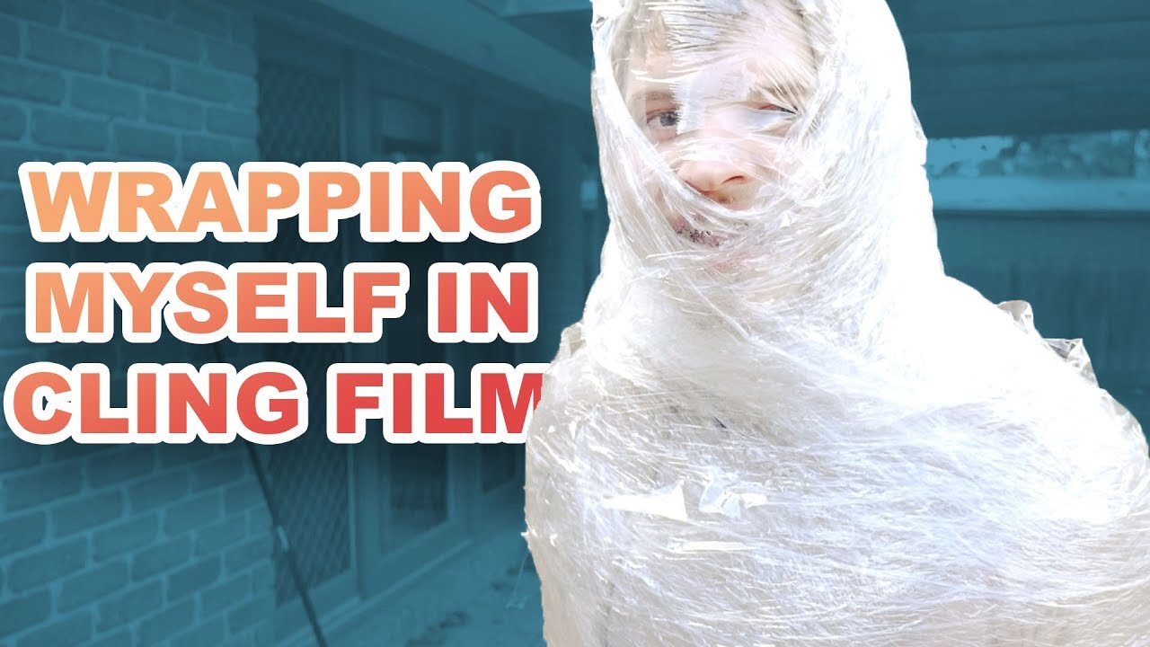 Telling Stories While I Get Wrapped in Cling Film - YouTube
