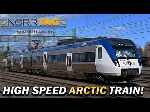 Riding Sweden's FASTEST Train on the ARCTIC High Speed Railway to Finland!