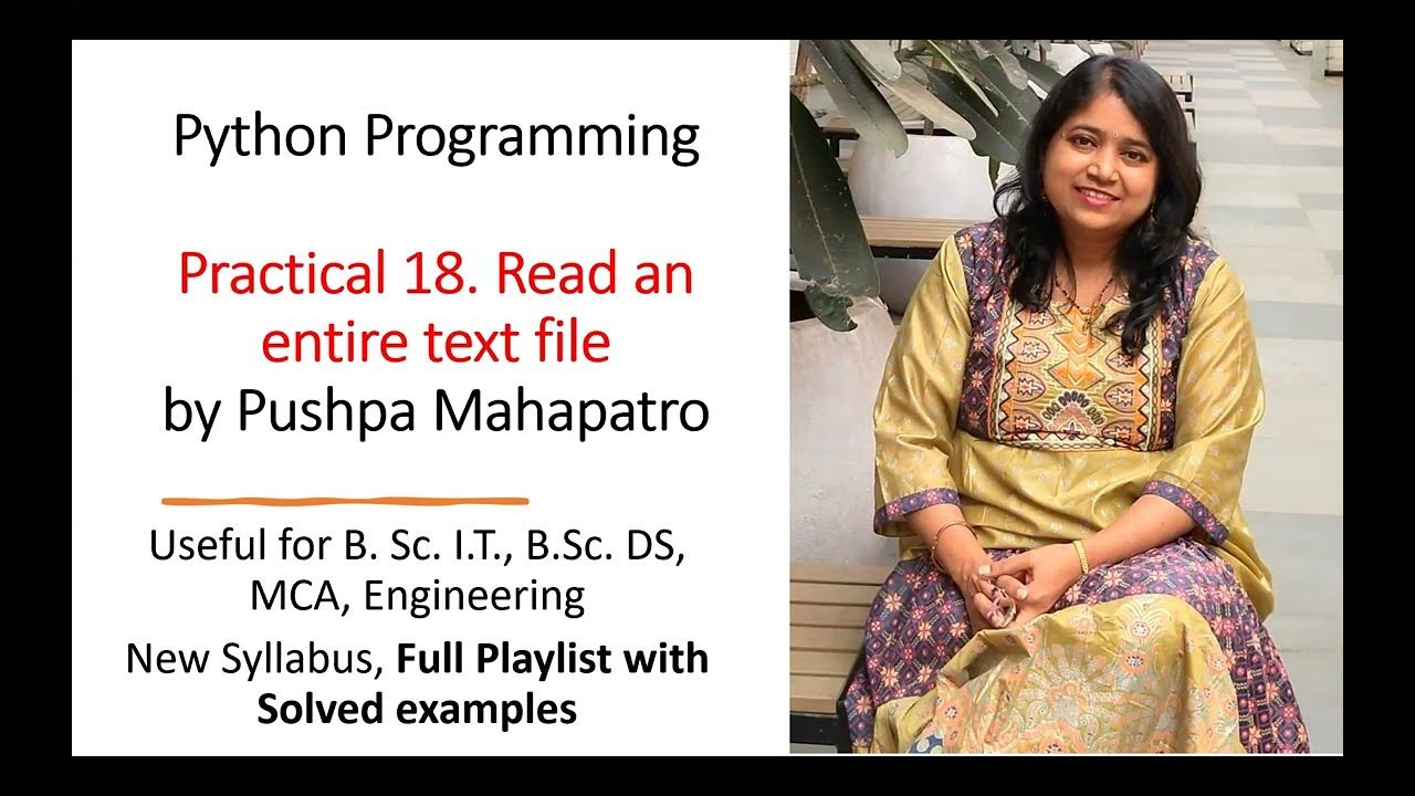 18 Read an entire text file - YouTube