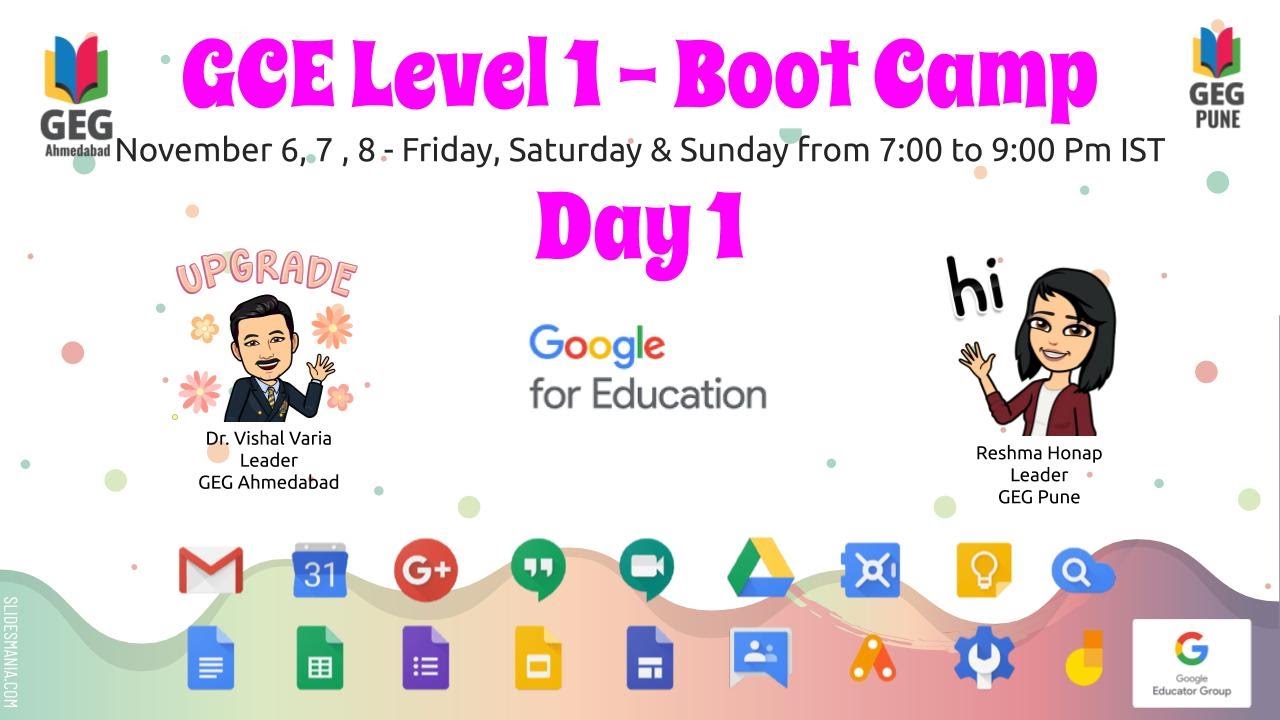 GCE Level 1 BootCamp Day1 2020 11 06 - YouTube