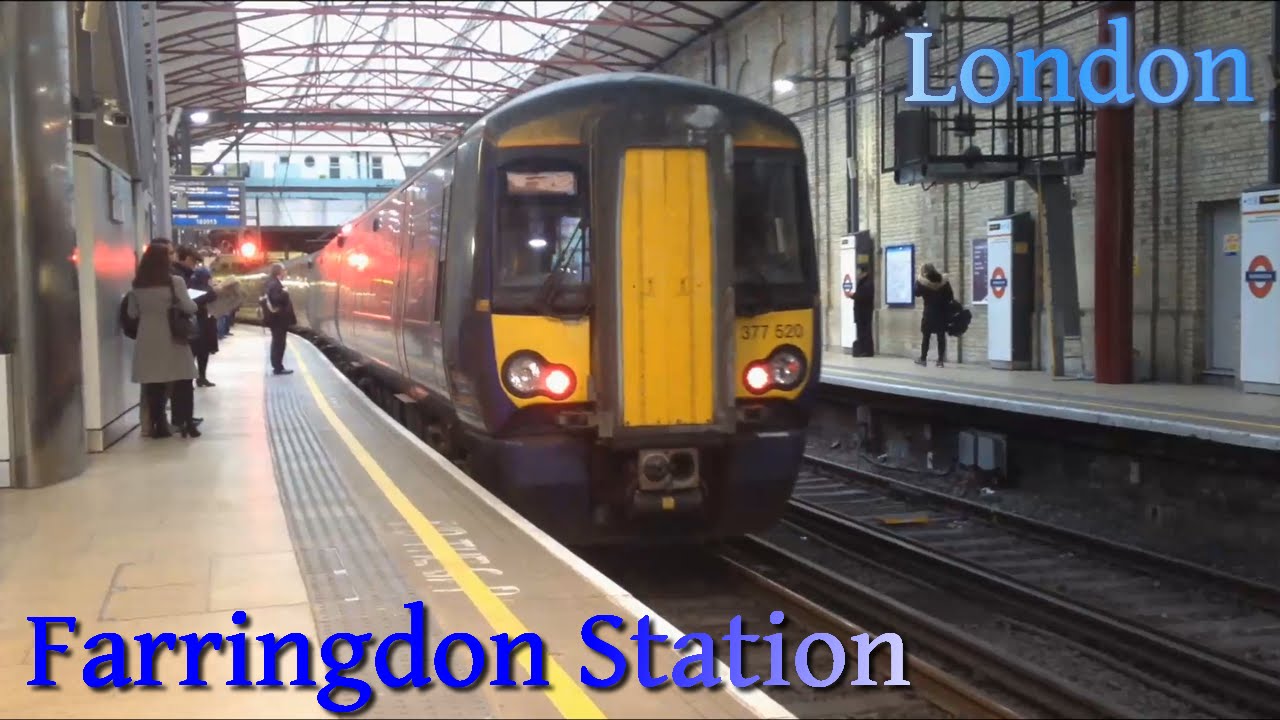 London Farringdon Station | Thameslink ( British Rail Class 377 - 319 ...